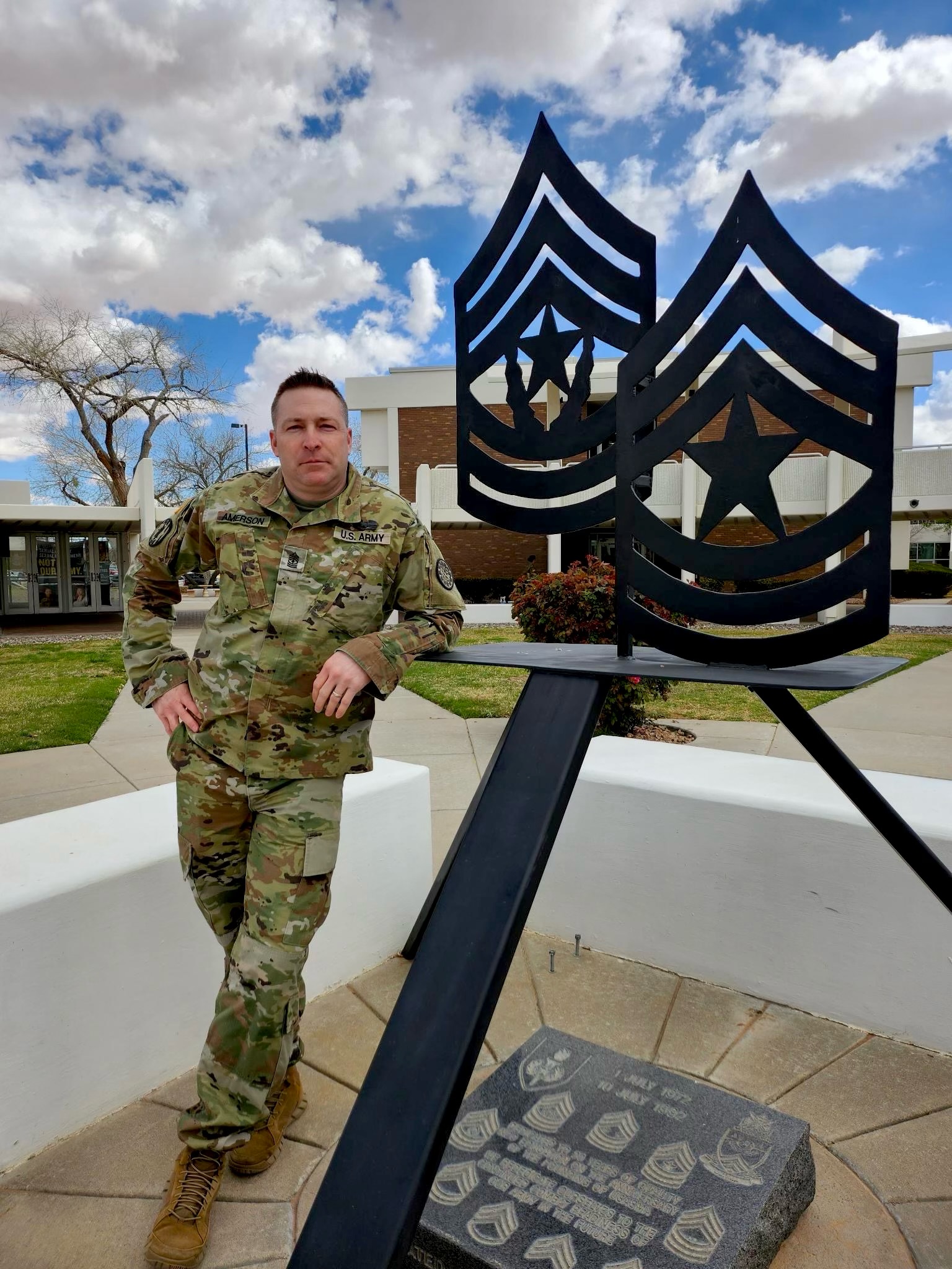 First Sergeant Wes Amerson, Krist Regional Retail Supervisor